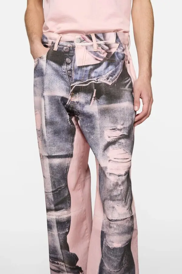 Acne Studios 1981 Trompe-l'œil Print Jeans