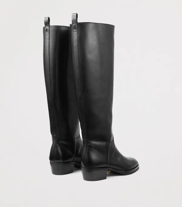 JIMMY CHOO Mave 45 Leather Knee-high Boots