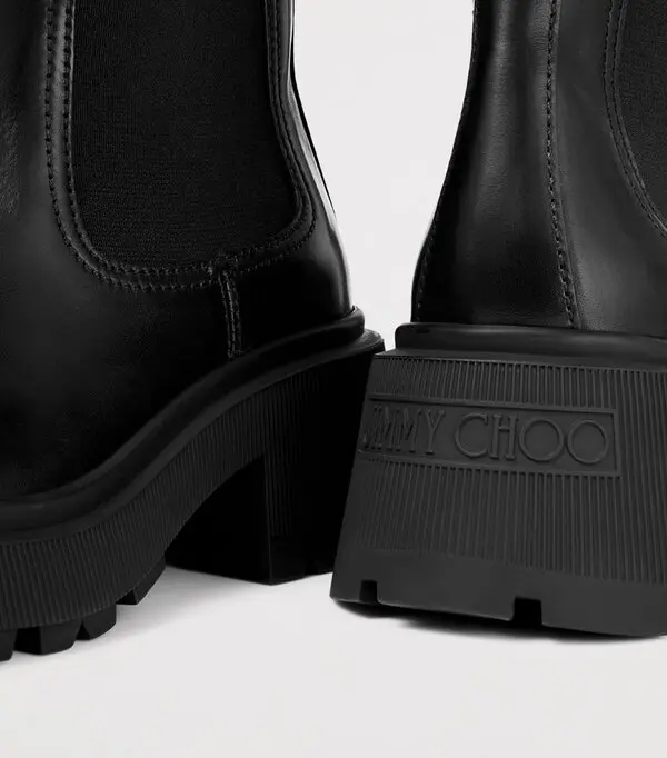 JIMMY CHOO Tamia 70 Leather Chelsea Boots