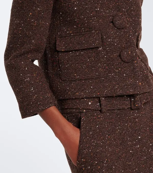 SHUSHU/TONG Wool-blend Cropped Jacket