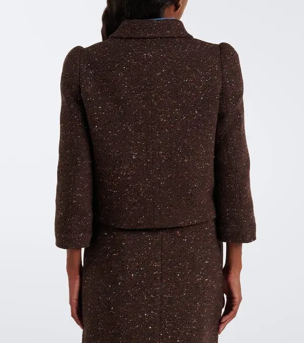 SHUSHU/TONG Wool-blend Cropped Jacket
