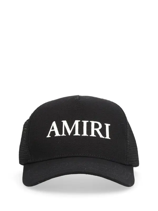 Amiri Embroidered Logo Trucker Cap