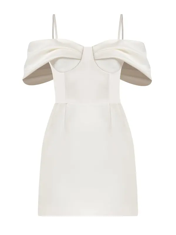 TIA DORRAINE Belle Of The Ball Mini Dress - White