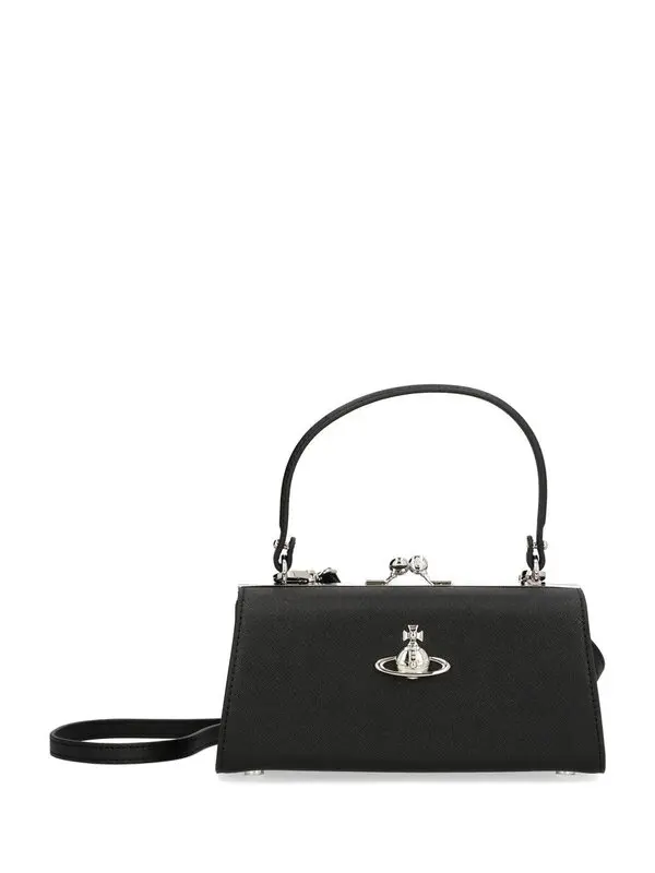 VIVIENNE WESTWOOD Large Doll Bag With Embossed Orb Detail - Black