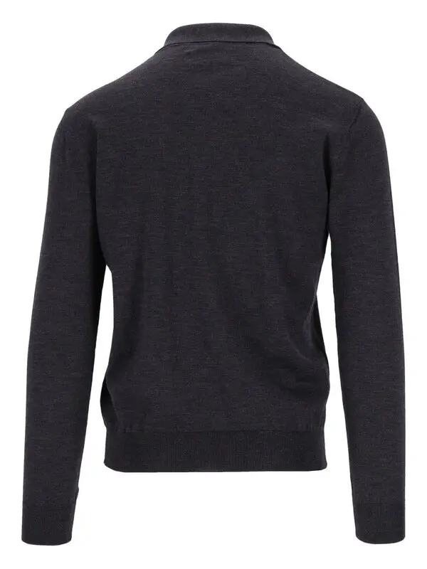 Valentino Garavani Wool Knit Polo Shirt