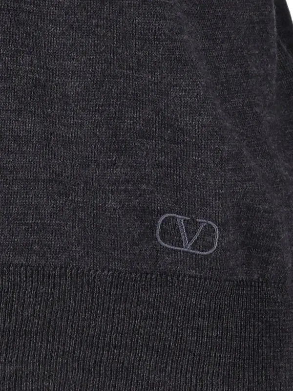 Valentino Garavani Wool Knit Polo Shirt
