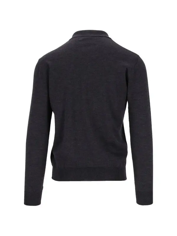Valentino Garavani Wool Knit Polo Shirt