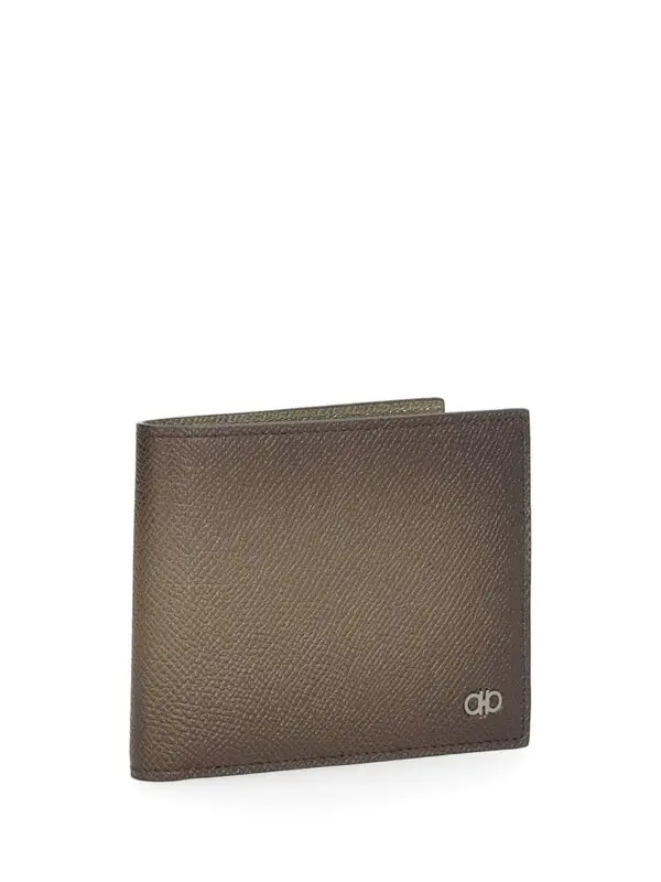 FERRAGAMO Gancini Bifold Wallet - Brown
