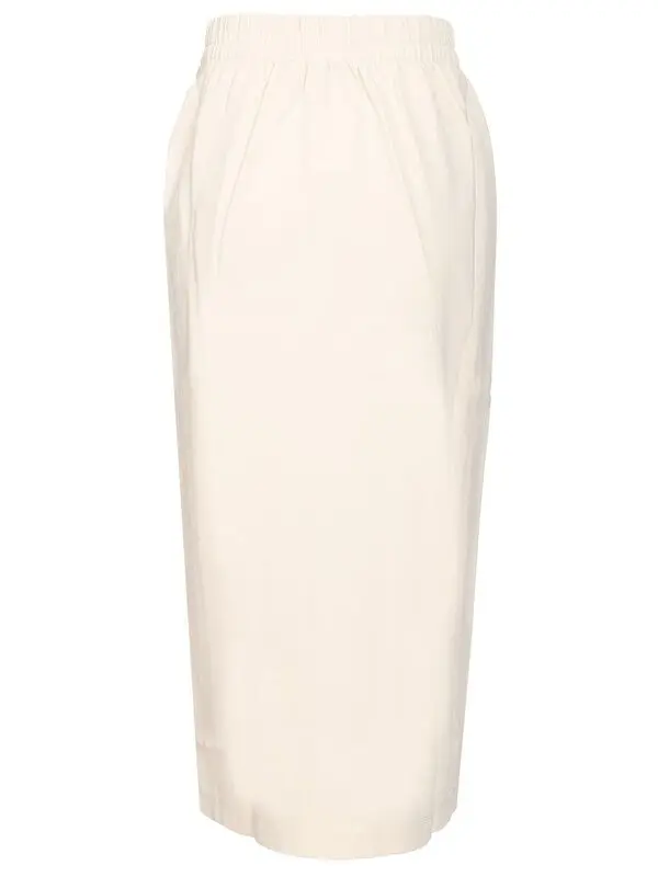 Max Mara Milano Jersey Skirt - White
