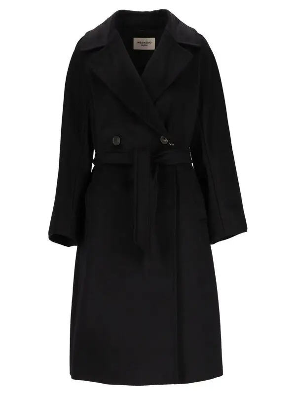 Max Mara Resina Drap Wool Long Coat
