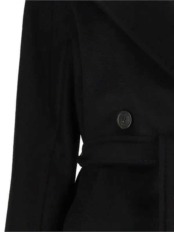Max Mara Resina Drap Wool Long Coat