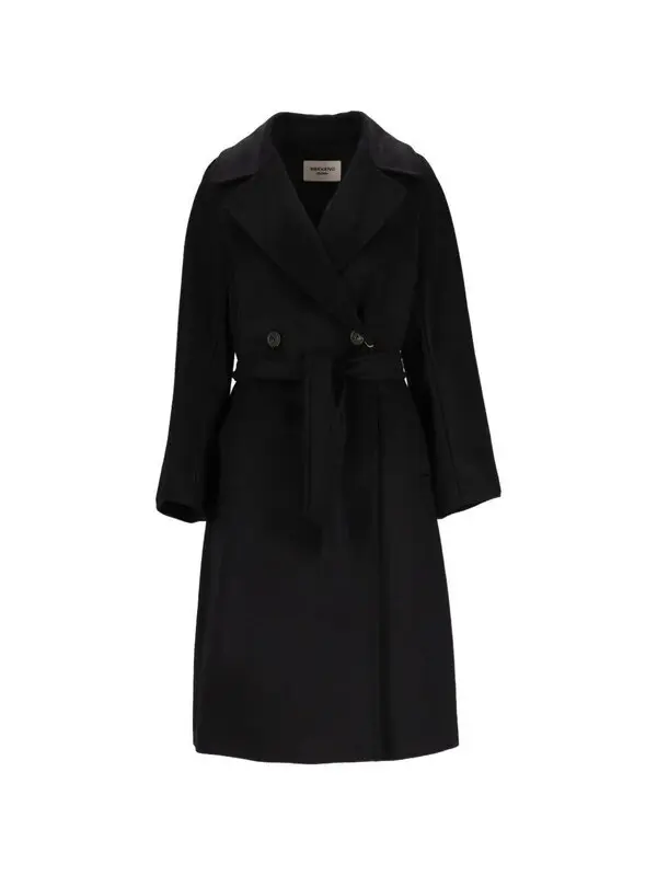 Max Mara Resina Drap Wool Long Coat