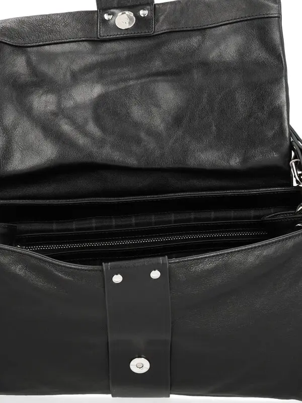 VIVIENNE WESTWOOD Hazel Treasure Leather Handbag - Black