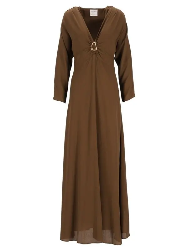 FORTE_FORTE Marocaine Sculpture Buckle Dress