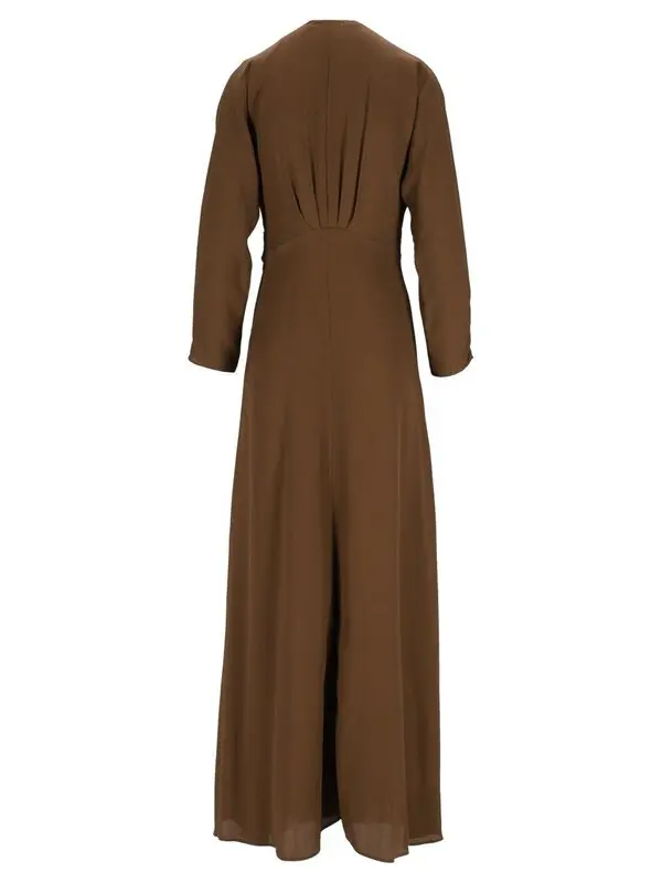 FORTE_FORTE Marocaine Sculpture Buckle Dress