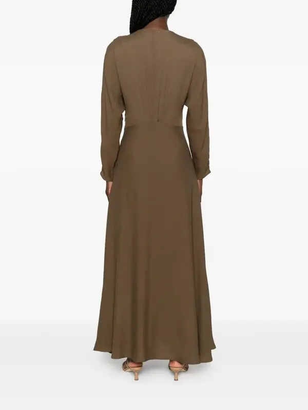 FORTE_FORTE Marocaine Sculpture Buckle Dress