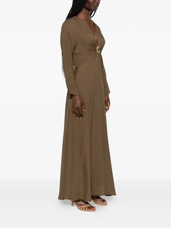 FORTE_FORTE Marocaine Sculpture Buckle Dress