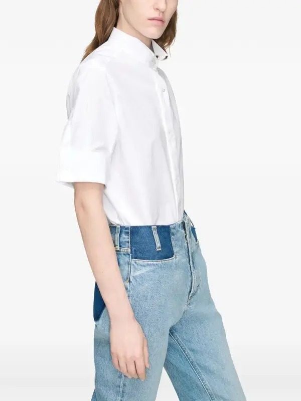 MAISON MARGIELA Cotton Poplin Short Sleeve Shirt