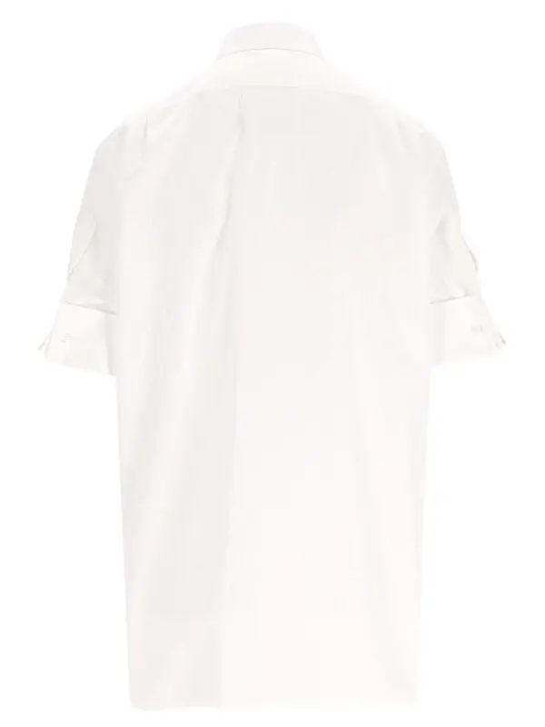 MAISON MARGIELA Cotton Poplin Short Sleeve Shirt