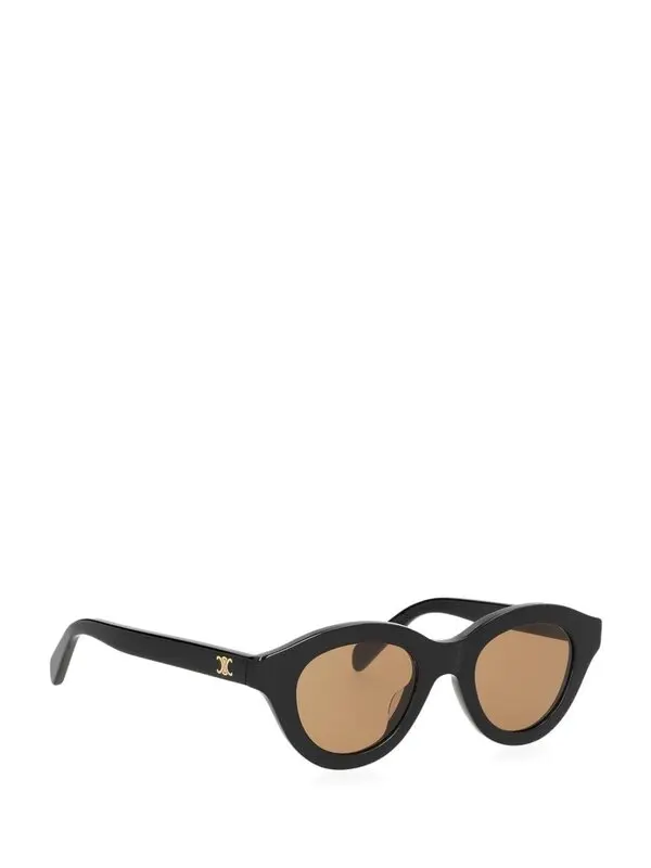 Celine Triomphe Mini 01 Acetate Sunglasses - Black