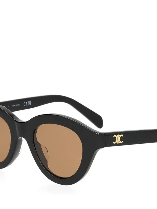 Celine Triomphe Mini 01 Acetate Sunglasses - Black