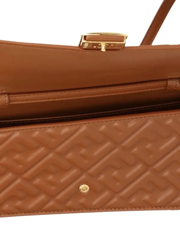 Fendi Baguette Chain Wallet - Brown