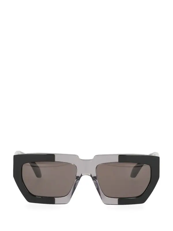 Alaïa Two-tone Oversized Sunglasses - Black