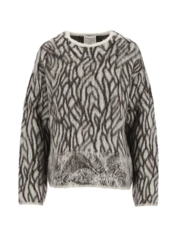 FORTE_FORTE Heron Plumes Alpaca And Mohair Blend Sweater