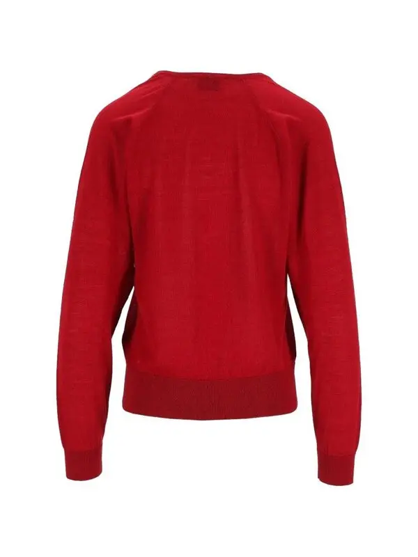FORTE_FORTE V-neck Wool Blend Sweater