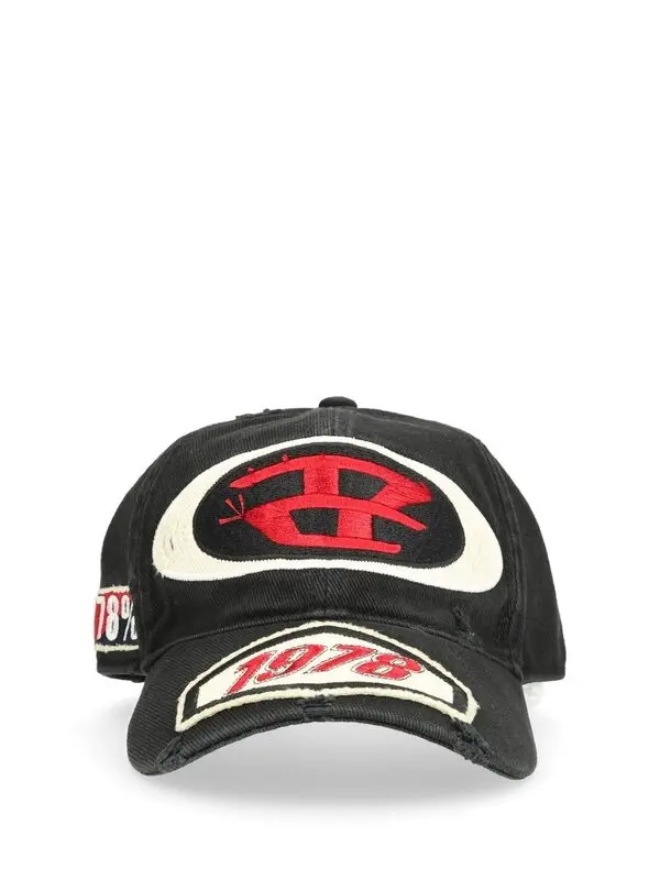 DIESEL® Baseball Cap With Embroidered Patches