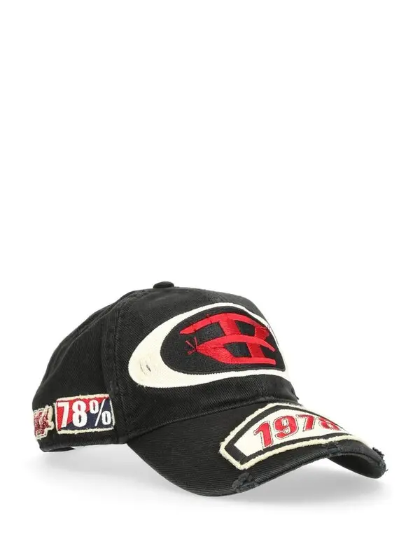 DIESEL® Baseball Cap With Embroidered Patches