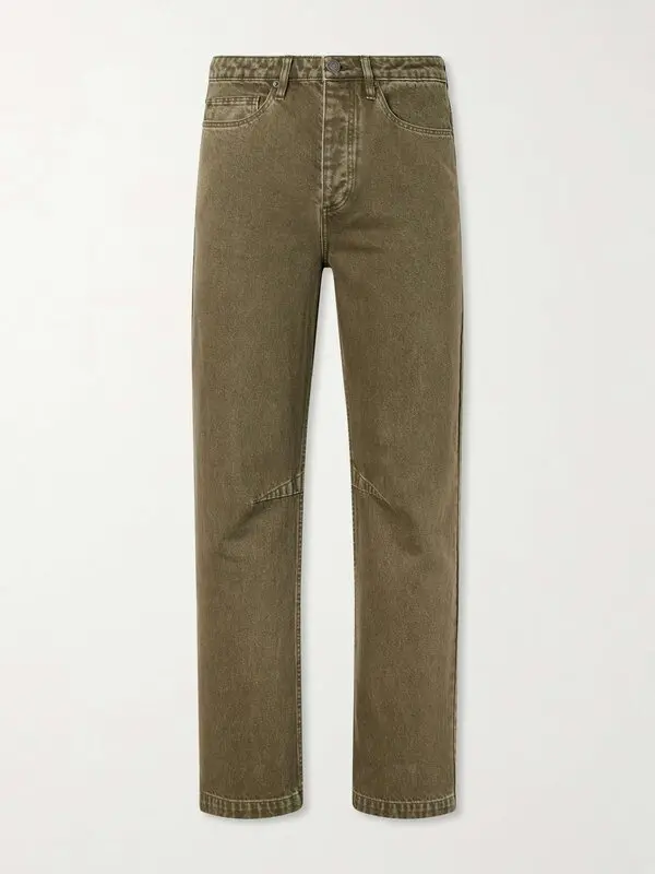 MANAAKI Pita Straight-leg Garment-dyed Jeans