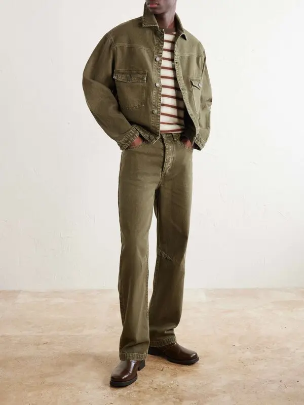 MANAAKI Pita Straight-leg Garment-dyed Jeans