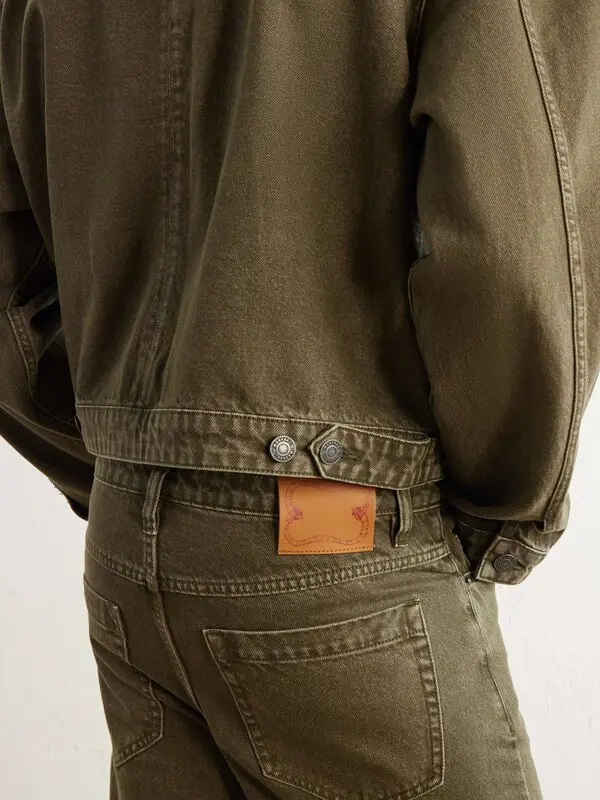 MANAAKI Pita Straight-leg Garment-dyed Jeans