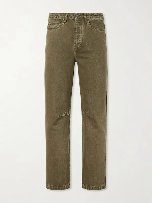 MANAAKI Pita Garment-dyed Straight-leg Jeans