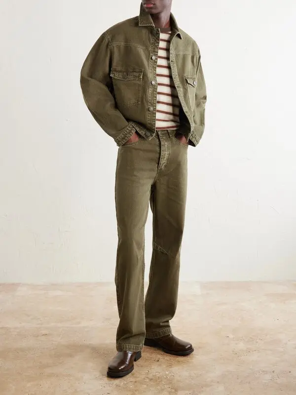 MANAAKI Pita Garment-dyed Straight-leg Jeans