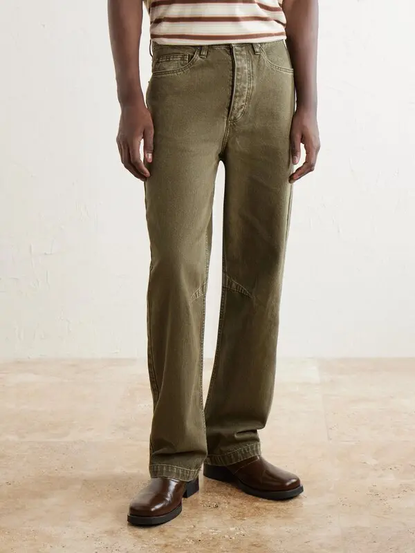 MANAAKI Pita Garment-dyed Straight-leg Jeans