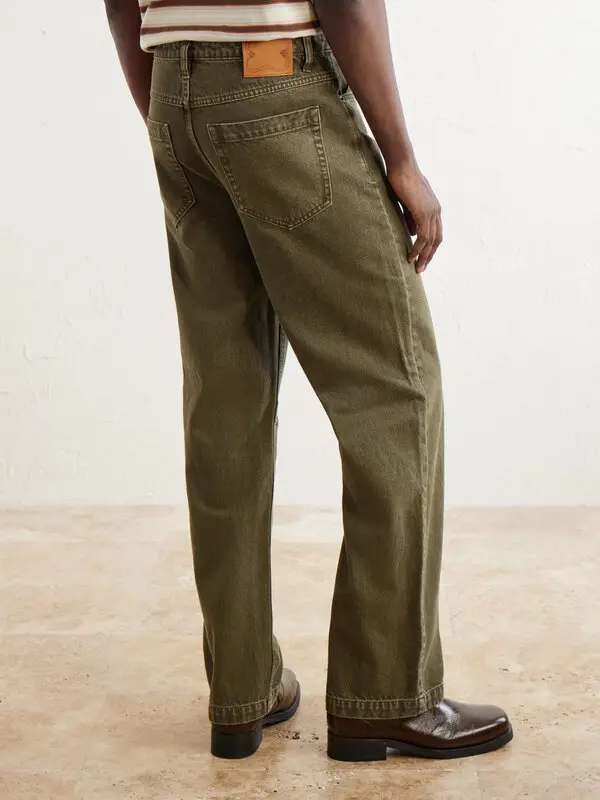 MANAAKI Pita Garment-dyed Straight-leg Jeans