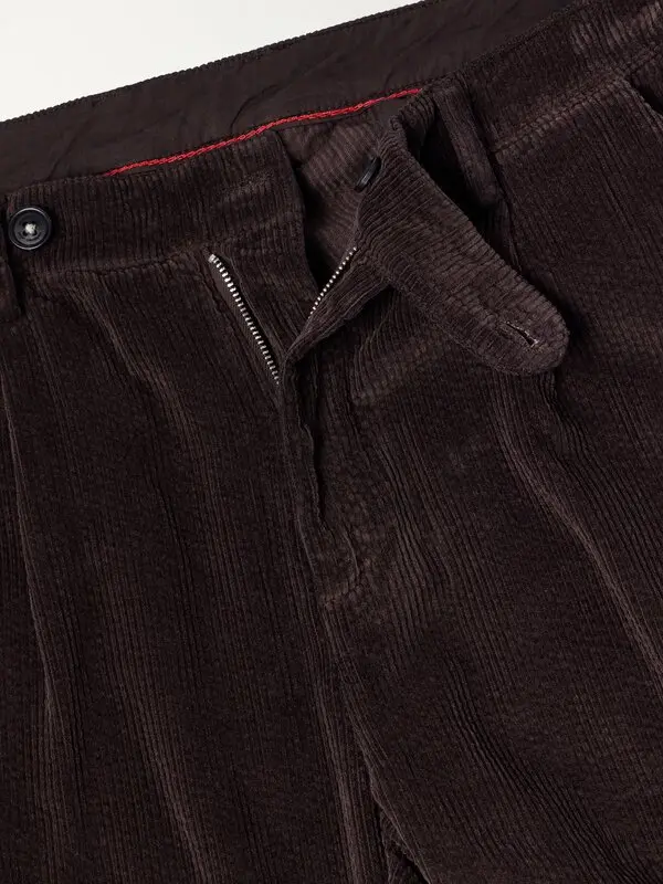 Massimo Alba Ionio2' Straight-leg Cotton-corduroy Trousers