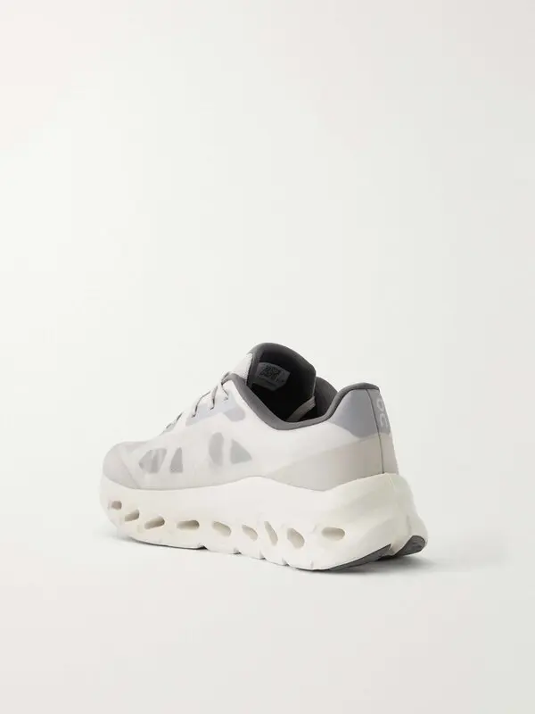 On Cloud 6 Wp Rubber-trimmed Stretch-knit Slip- Sneakers