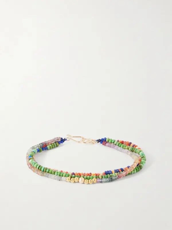 PEYOTE BIRD Marrakesh Gemstone Beaded Bracelet - Multi