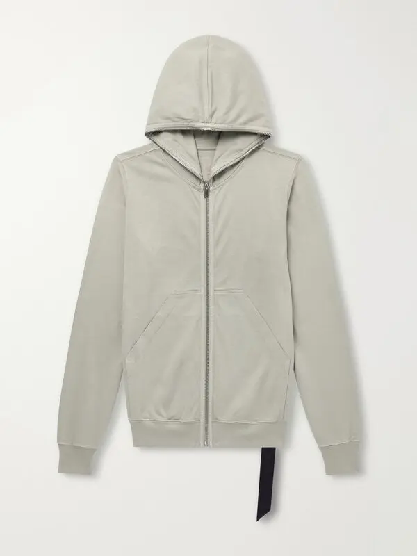 Rick Owens Cotton-jersey Zip-up Hoodie