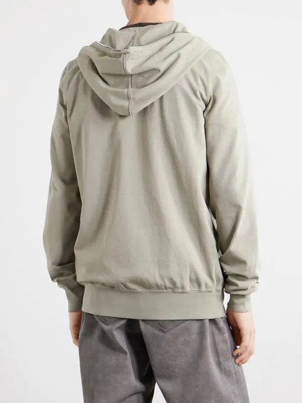 Rick Owens Cotton-jersey Zip-up Hoodie