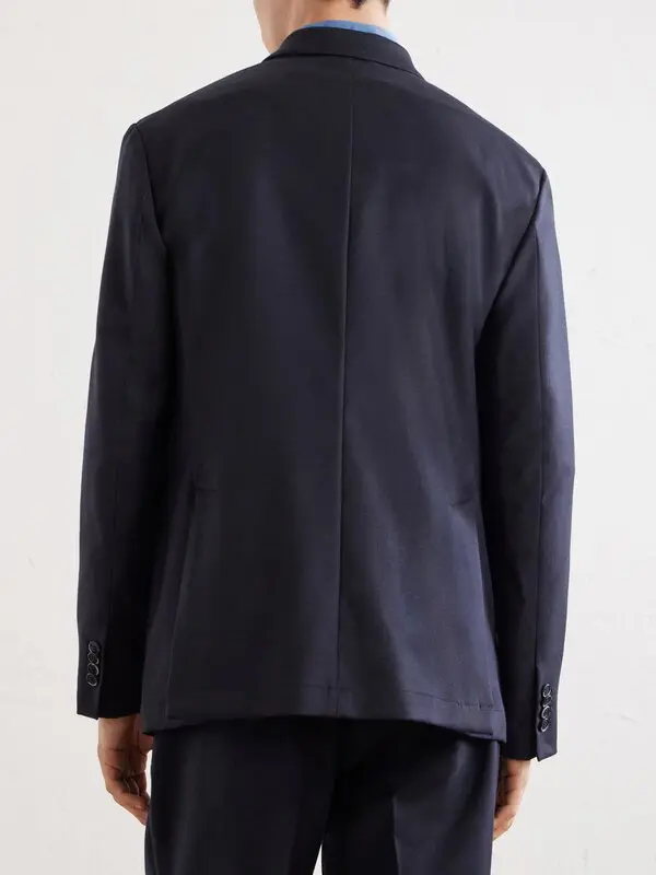 Barena Venezia Doria Double-breasted Wool-blend Blazer - Blue