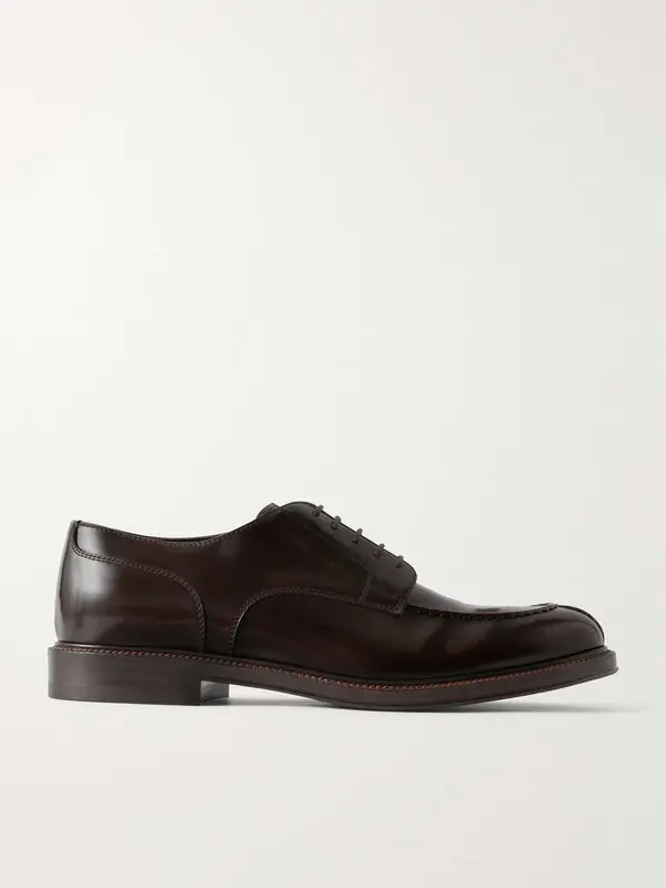 Brunello Cucinelli Leather Derby Shoes