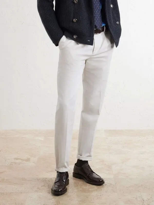 Brunello Cucinelli Leather Derby Shoes