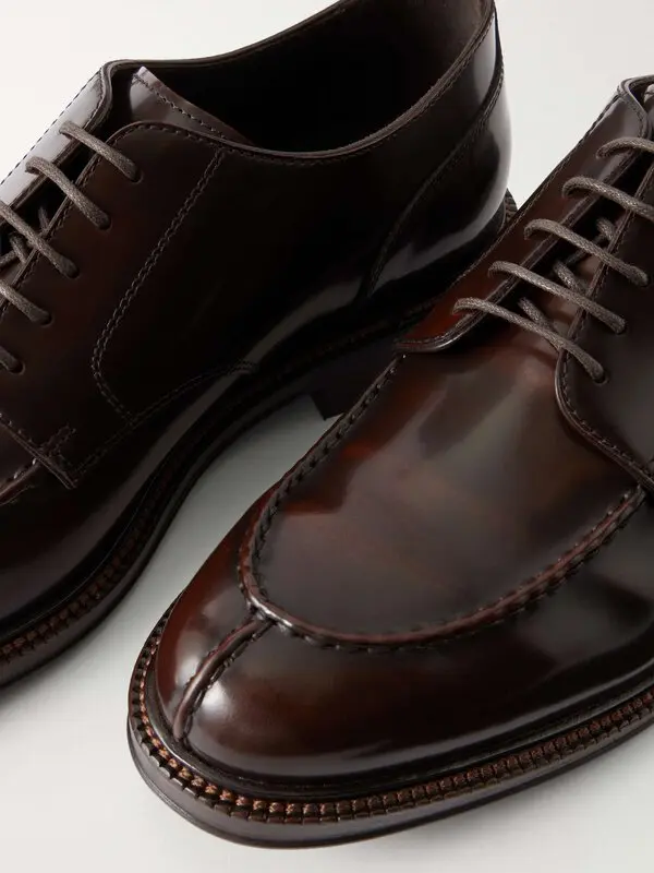 Brunello Cucinelli Leather Derby Shoes
