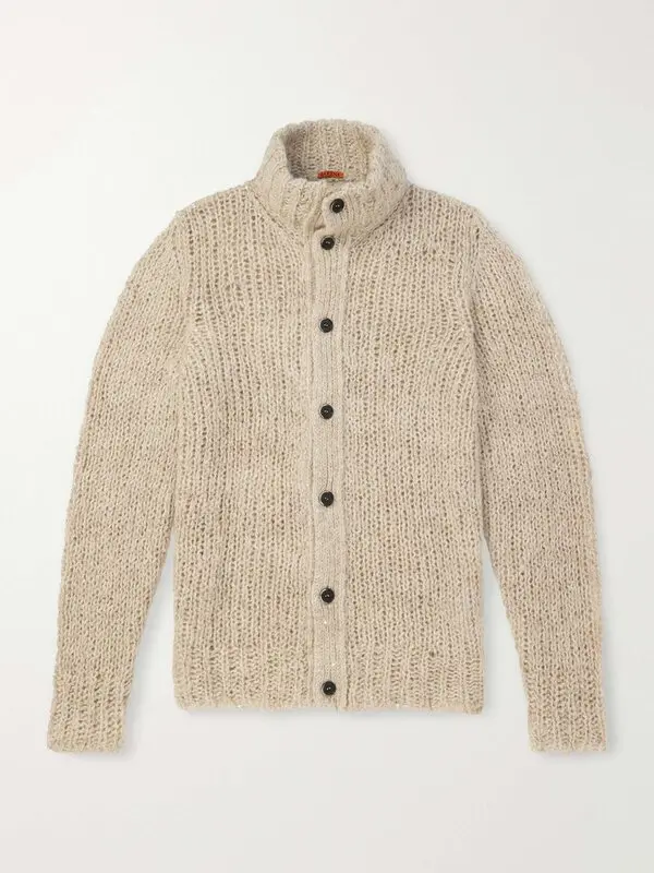 Barena Venezia Alpaca, Wool And Linen-blend Cardigan