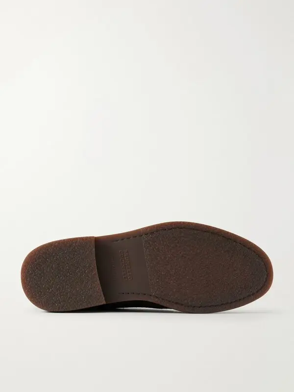 Brunello Cucinelli Suede Lace-up Boots