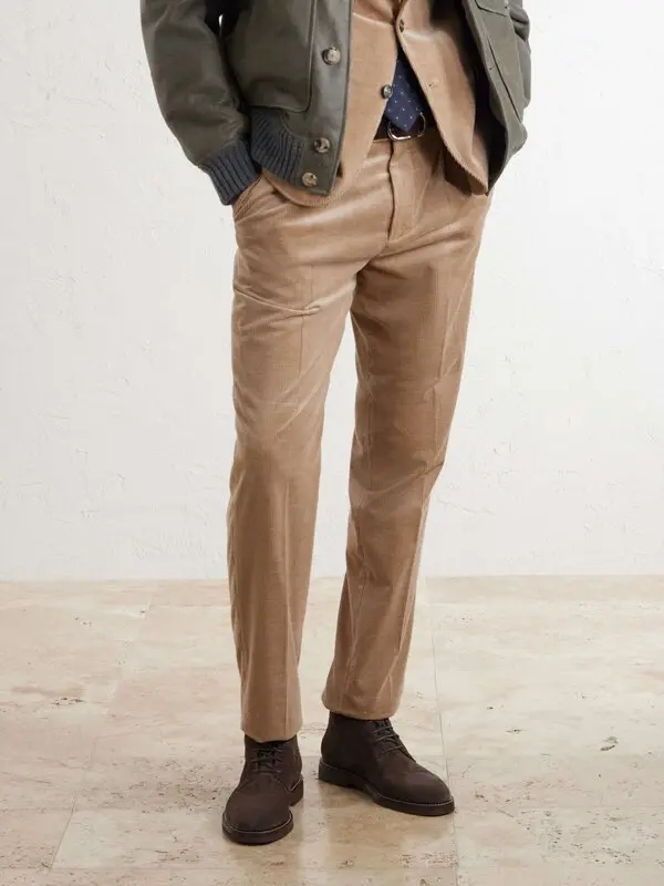 Brunello Cucinelli Suede Lace-up Boots